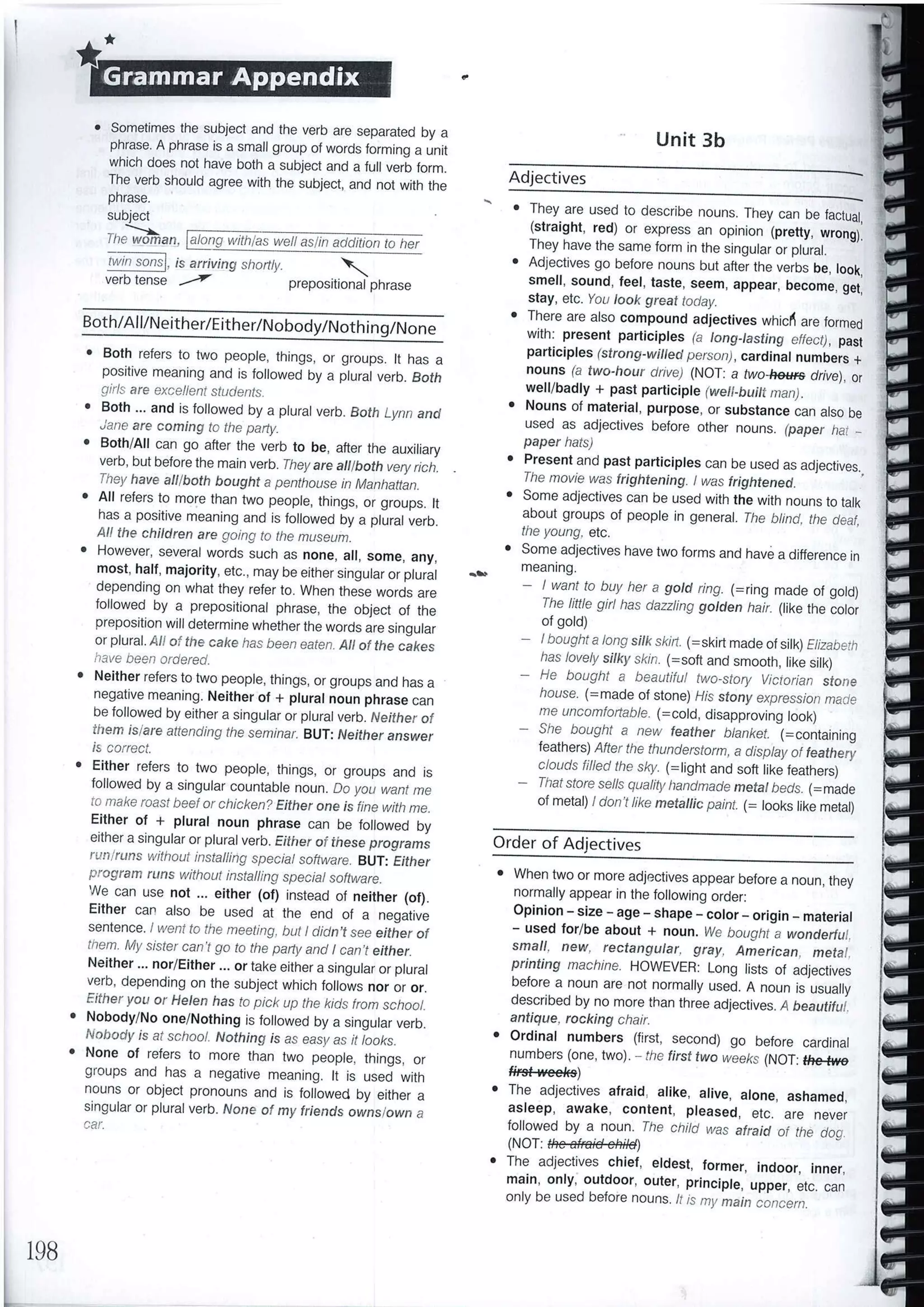 Stars and Stripes ECPE Grammar Unit 3b | PDF