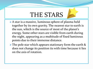 Stars and the solar system | PPT