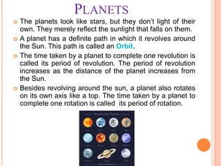 Stars and The Solar System | PPTX