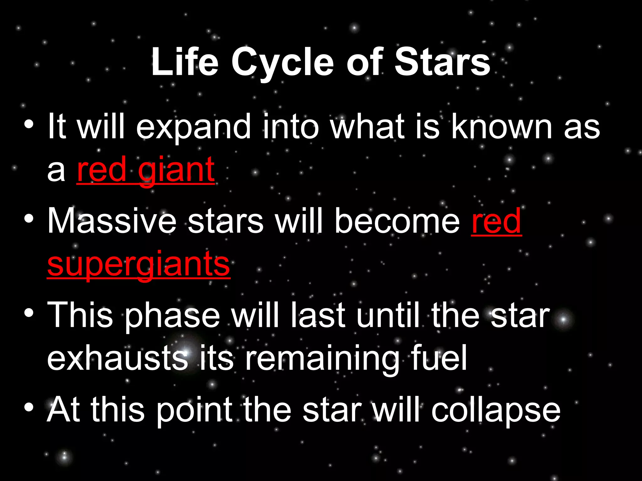 Stars, Star Life Cycle, Constellations | PPT