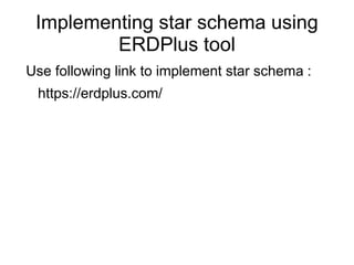 Star schema PPT | PPT
