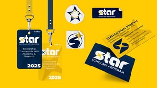 STAR Scholars Program Brand Guide Presentation | PDF