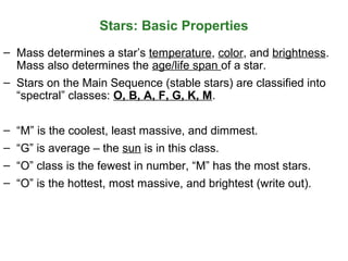 Stars - Basic Properties/H- R Diagram | PPT