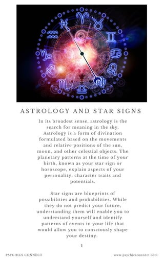 Star Signs and Character Traits | PDF