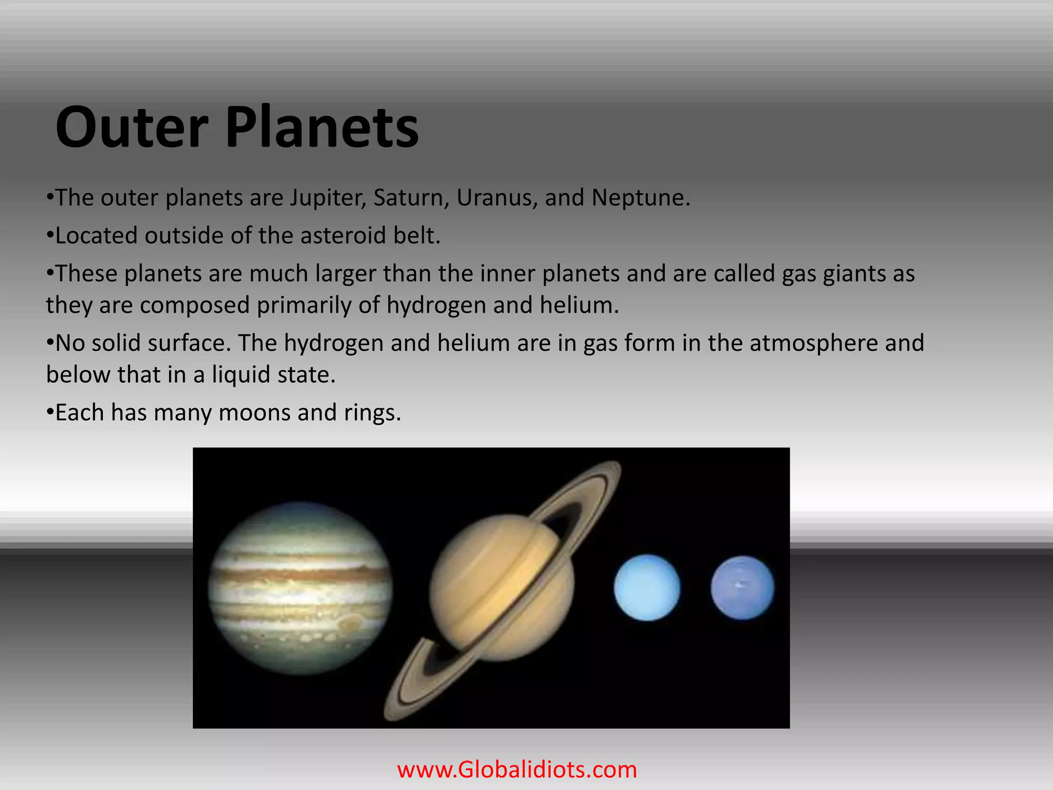 Stars of solar system | PPT
