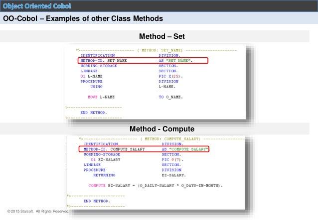 Object Oriented Cobol