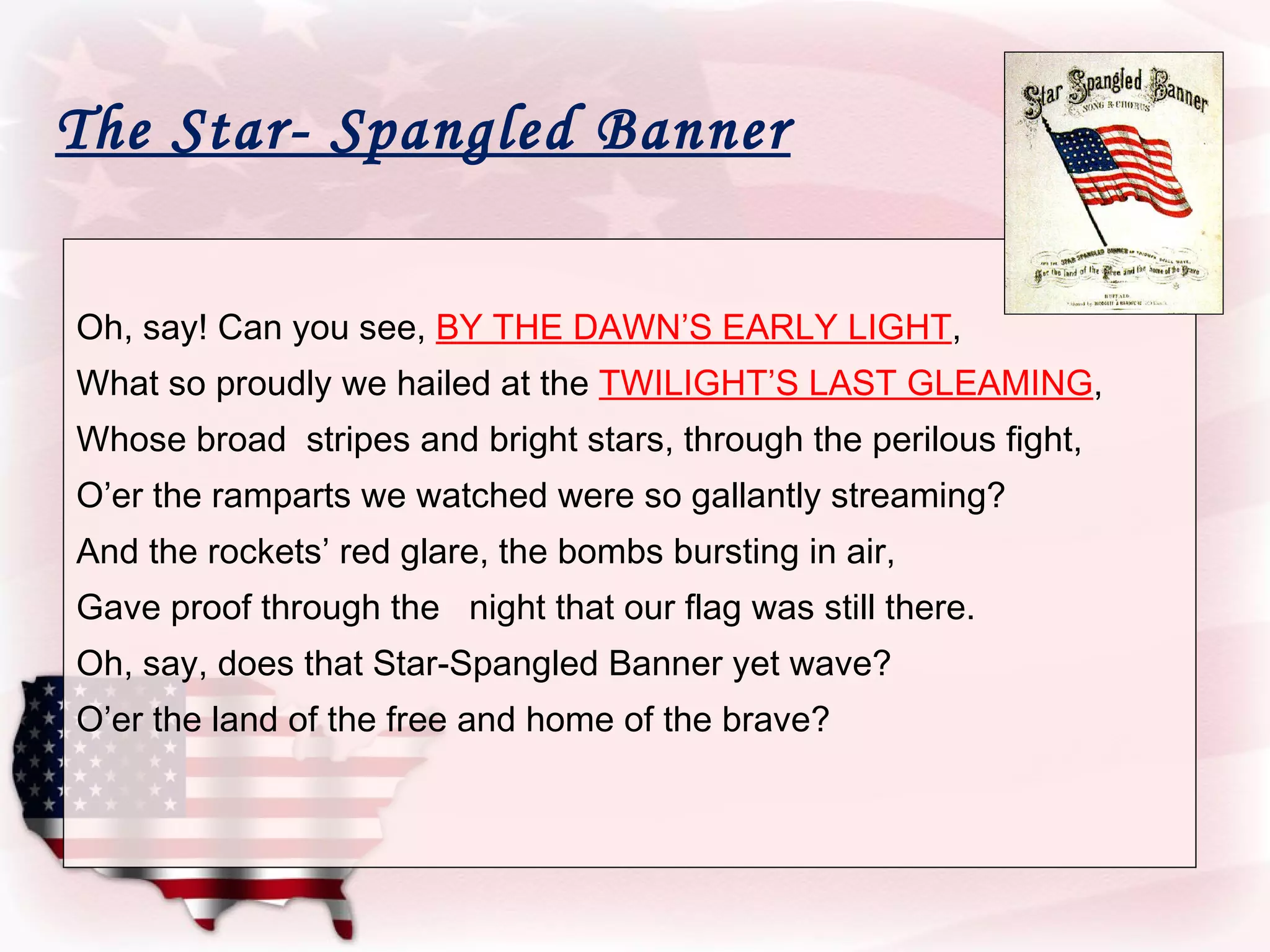 Star Spangled Banner | PPT