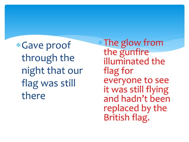 Star spangled banner | PPTX | Death, Injury, or Military Conflict ...