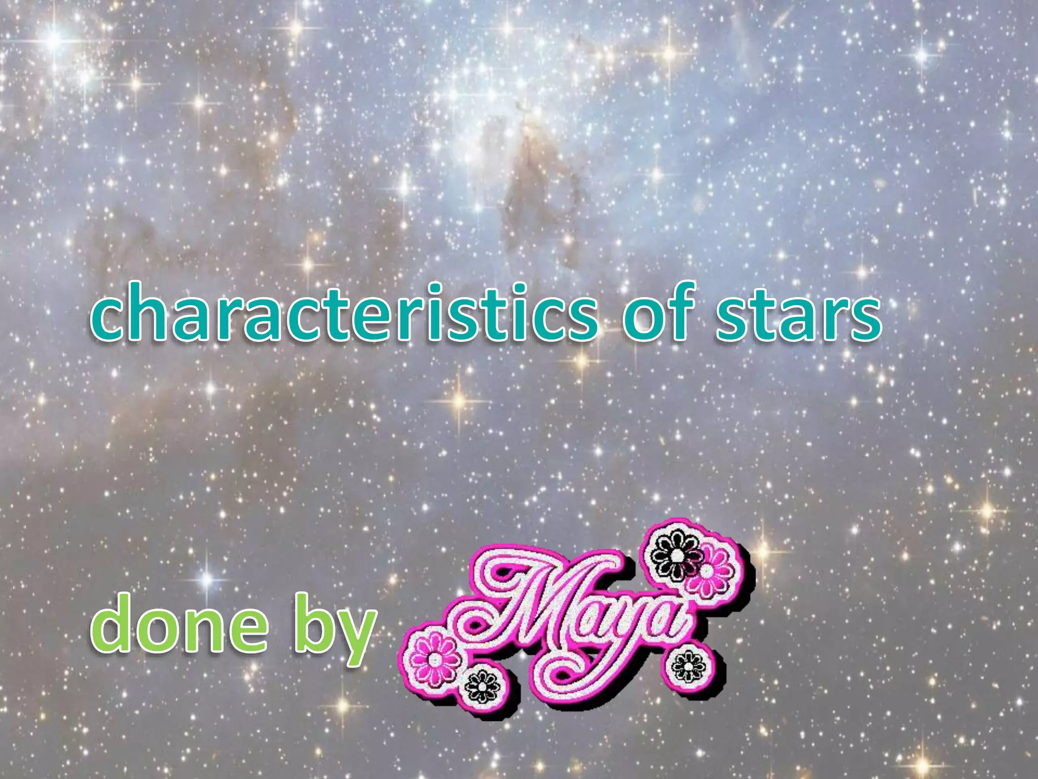Characteristics of Stars | PPTX