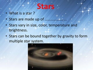 Stars PPT.pptx science fusion grade 6 lesson | PPTX