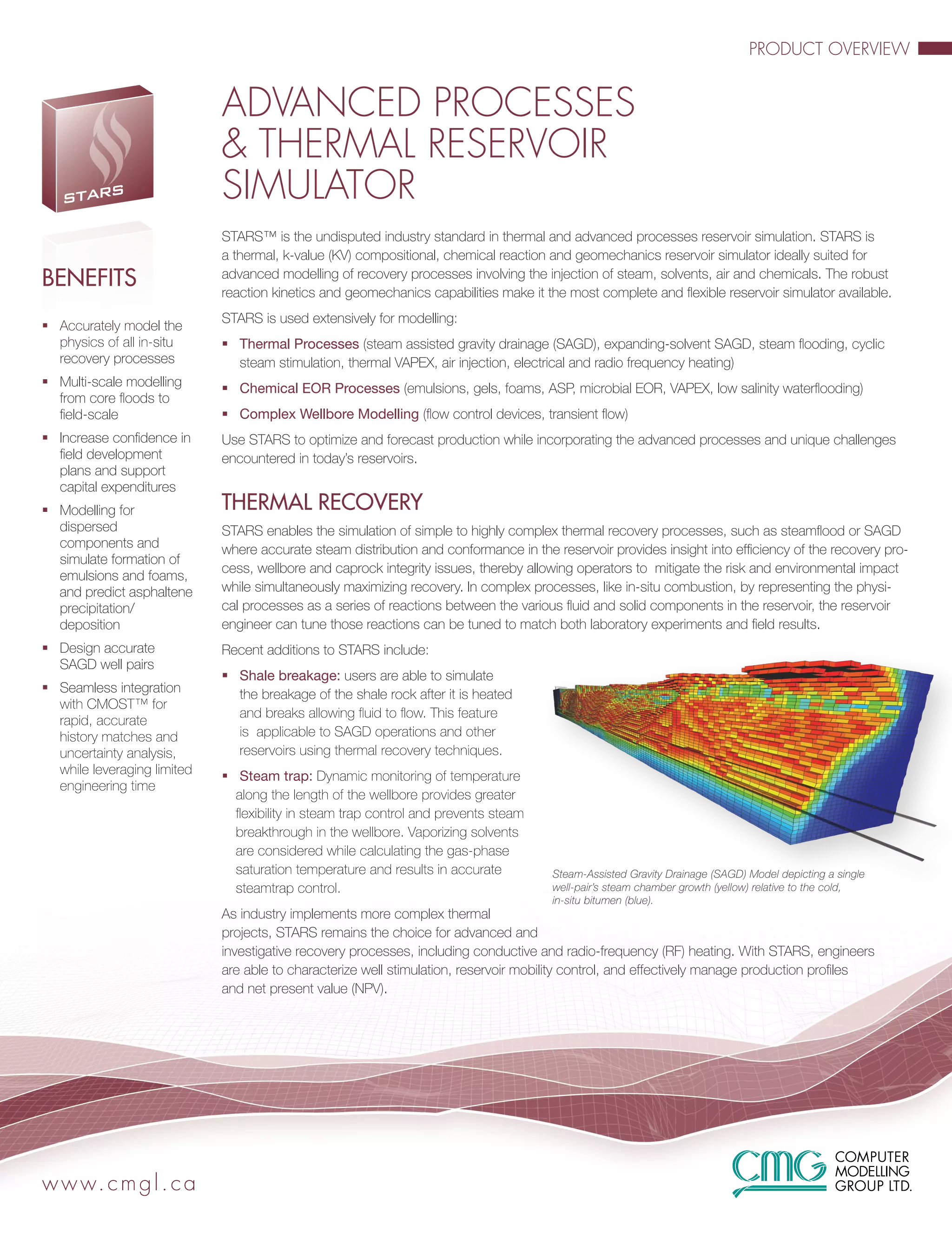 Model thermal recovery processes with STARS reservoir simulator | PDF