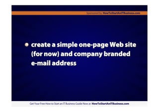 Slides: Start a Computer Repair Business in 11 Simple Steps | PPT