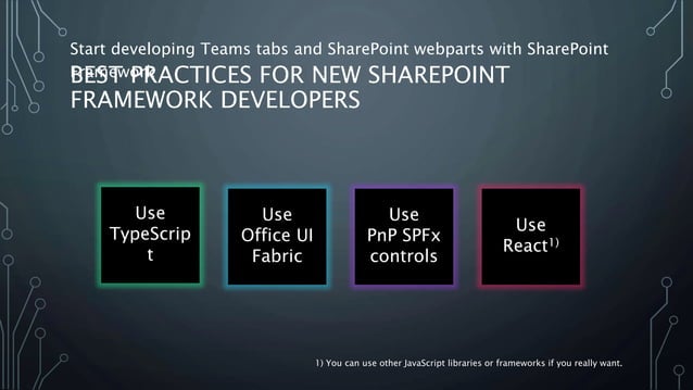 Start developing Microsoft Teams tabs and SharePoint webparts with ...