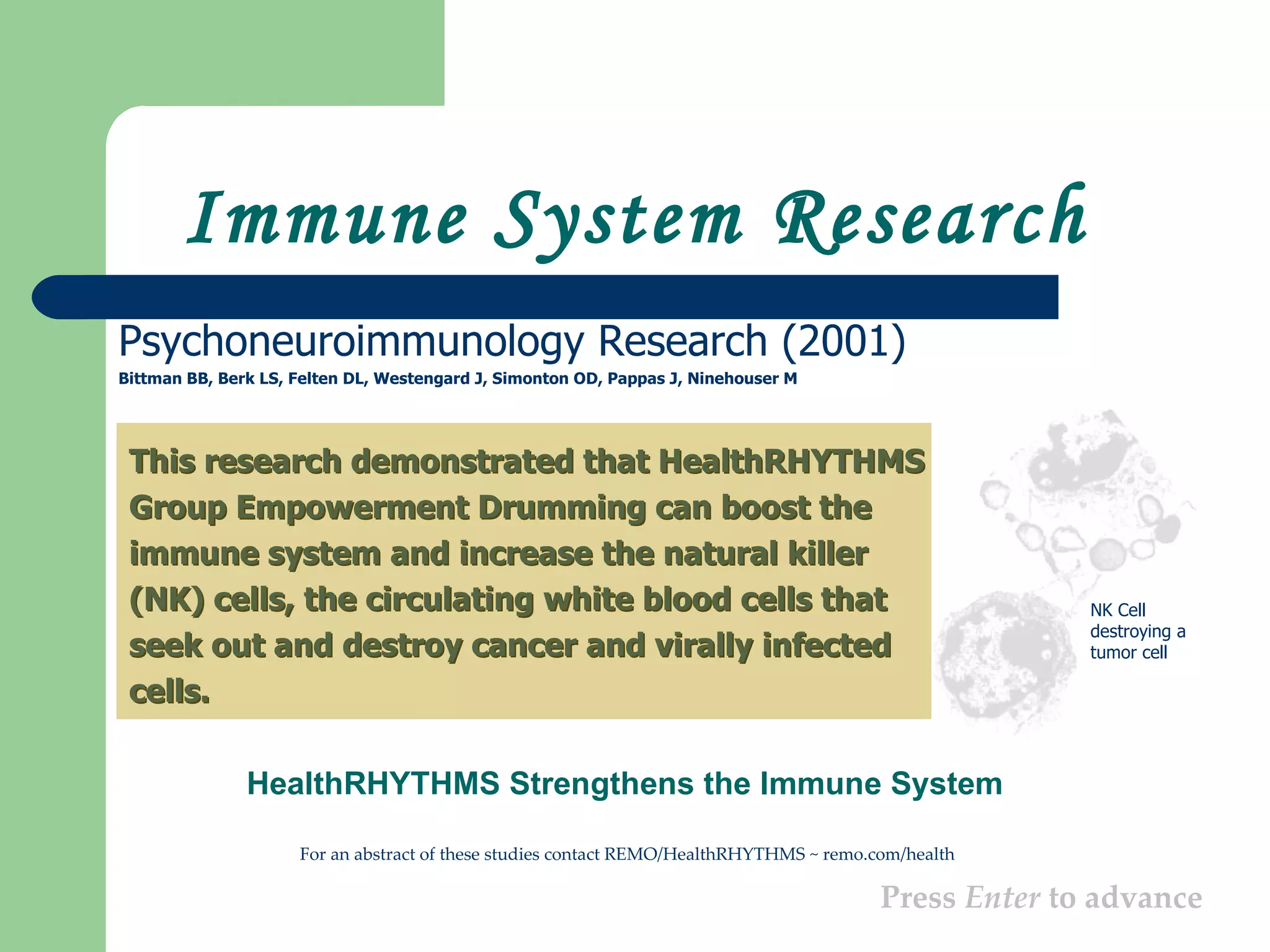 Start Health Rhythms Presentation | PPS