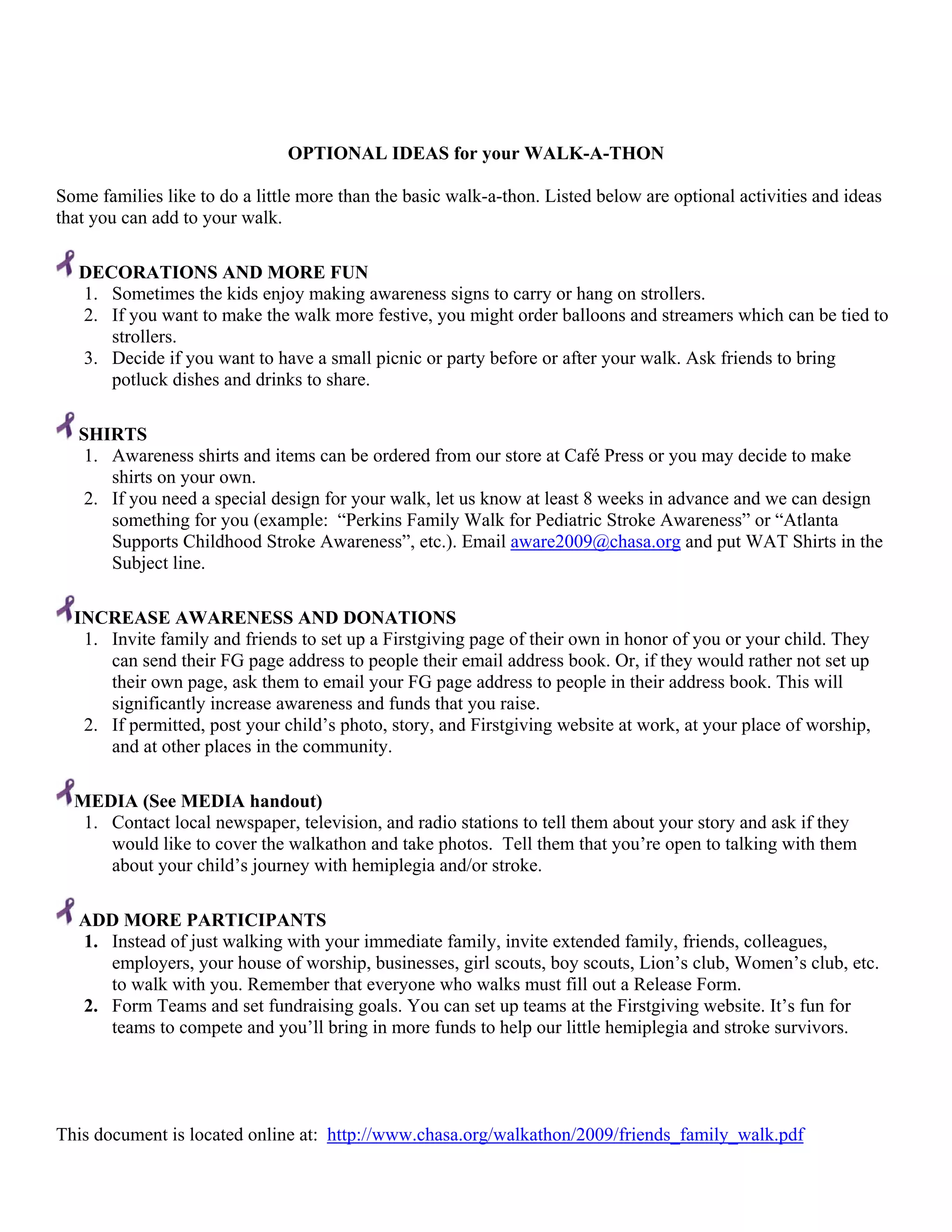 Start! Heart Walk | PDF