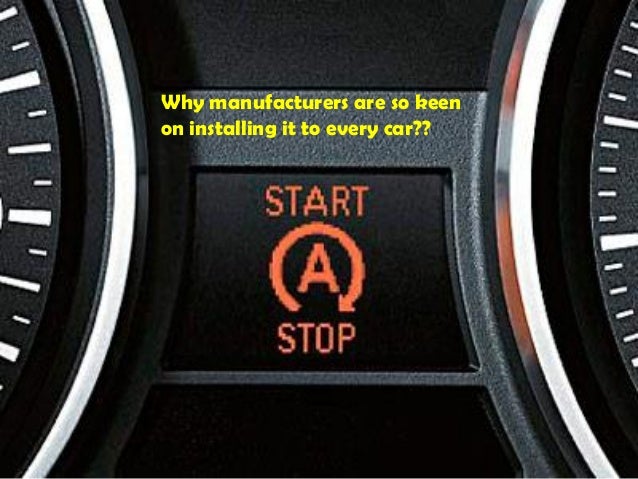 Start Stop Technology