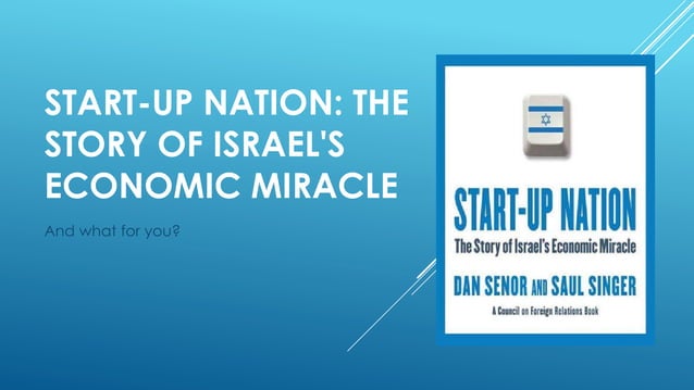 [Sharing T5] Start-up Nation Israel - Nguyễn Hải | PPT