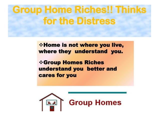 Start a halfway home | PPT