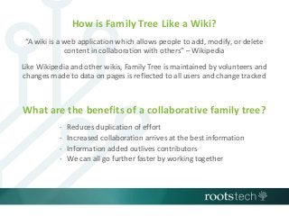Start and Grow Your Family Tree on FamilySearch.org - Presentation | PDF