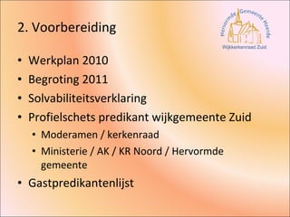 Startavond Beroepingscommissie KR Zuid | PPT