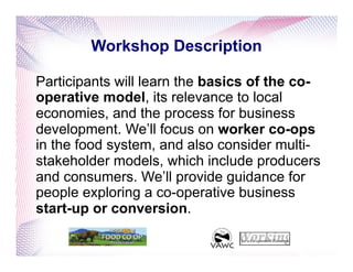 Cooperative Business Model