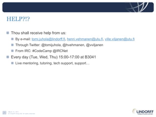 CodeCamp general info | PPT