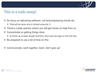 CodeCamp general info | PPT