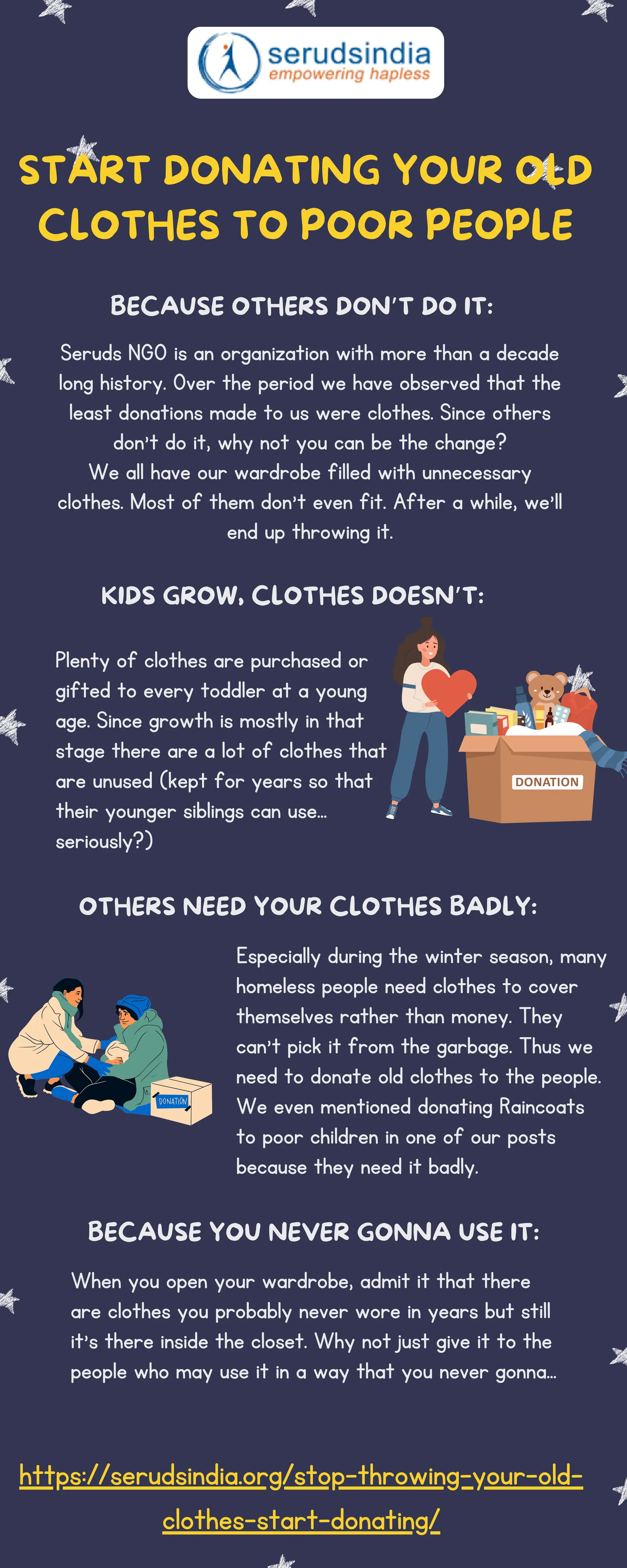 Start Donating your Old Clothes to Poor People | PDF