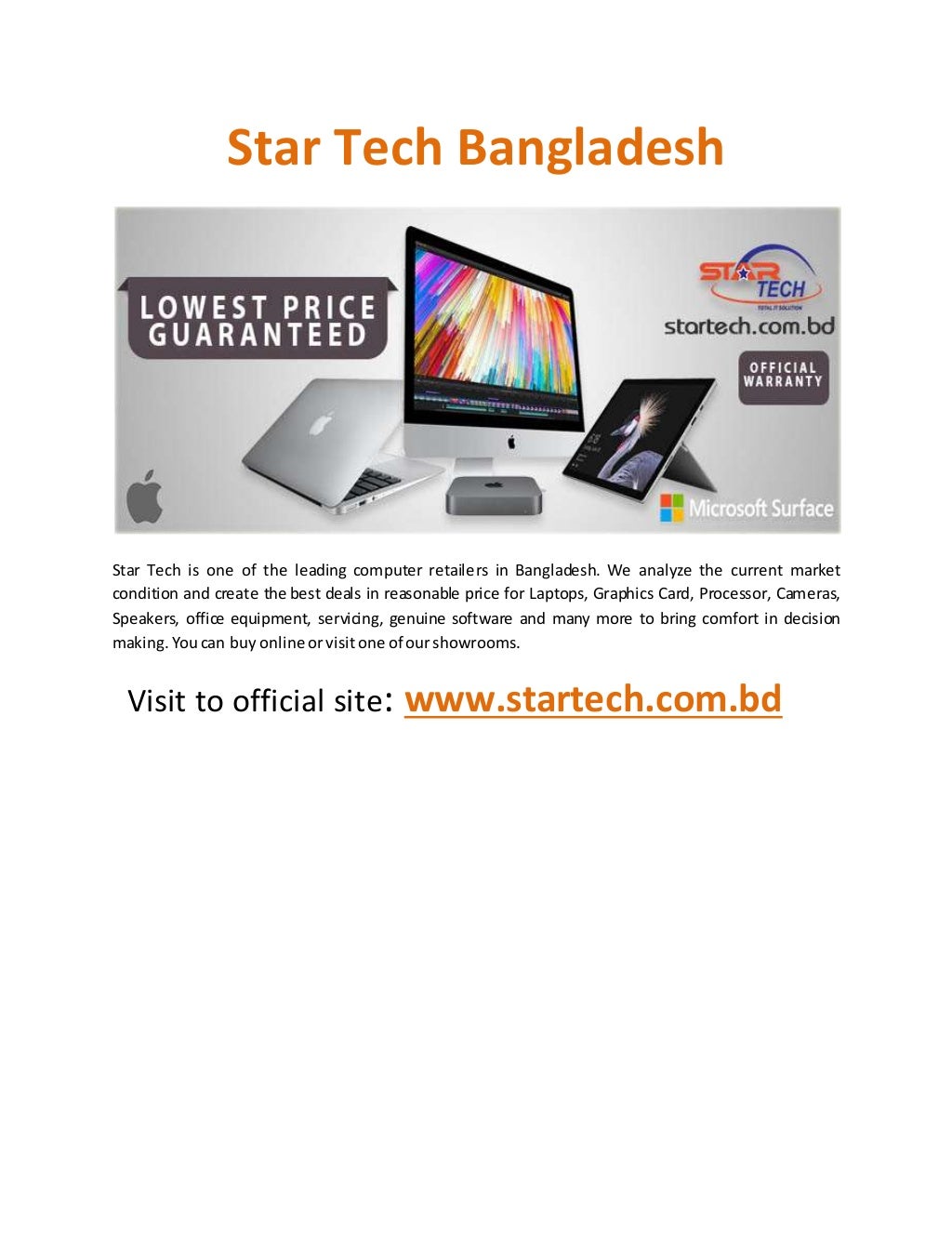 Star Tech Bangladesh
