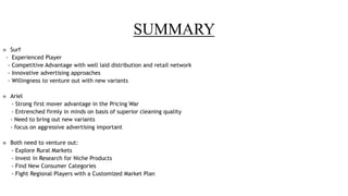 Ariel vs Surf excel Brand comparison. | PPTX
