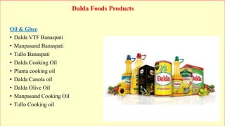 Startegic management PPT Dalda foods | PPTX