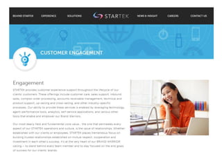 STARTEK Offerings | PDF