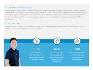 STARTEK Offerings | PDF