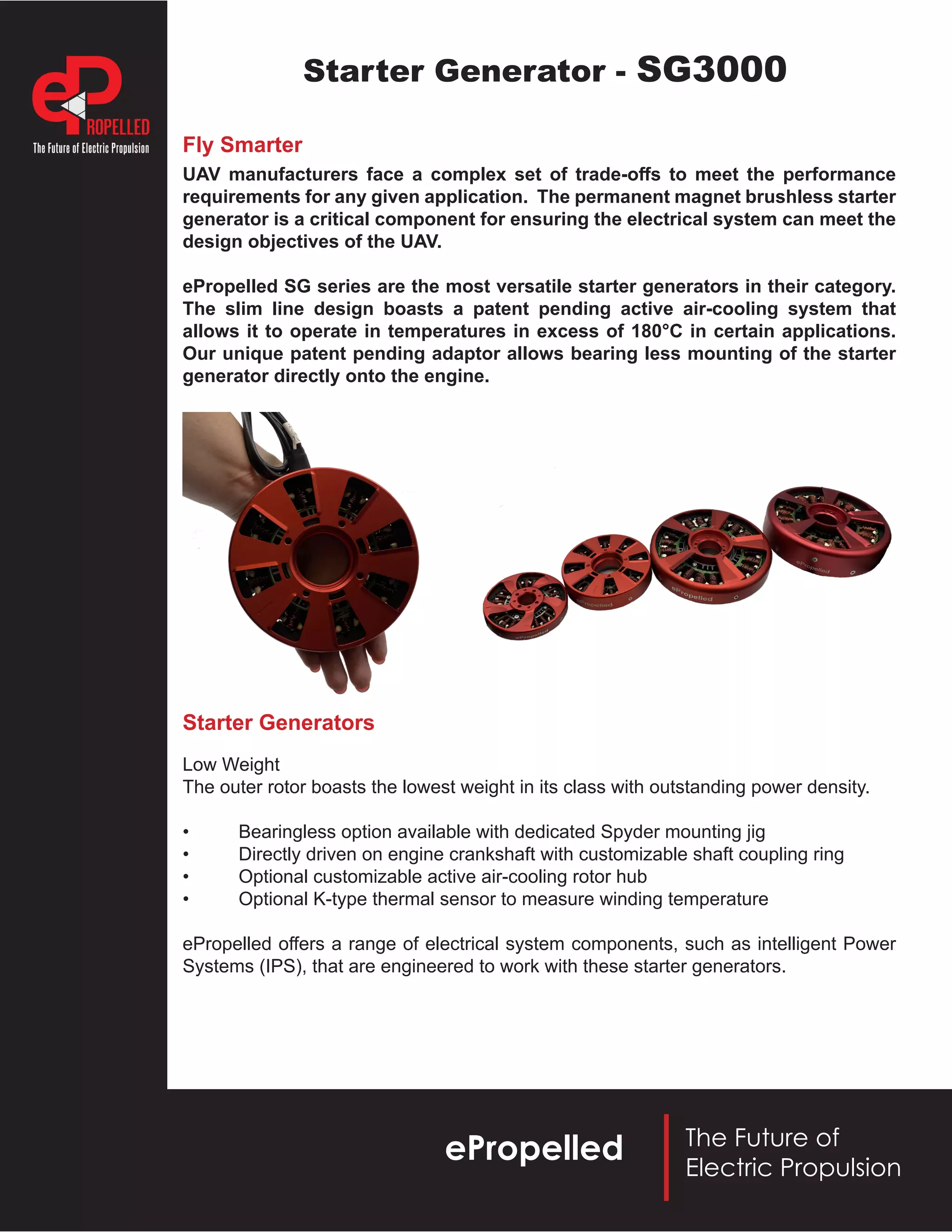 Starter generator - from ePropelled | PDF