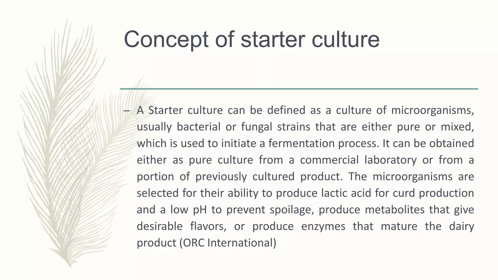 Starter culture definition, starter culture selection, starter culture ...
