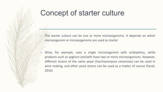 Starter culture definition, starter culture selection, starter culture ...