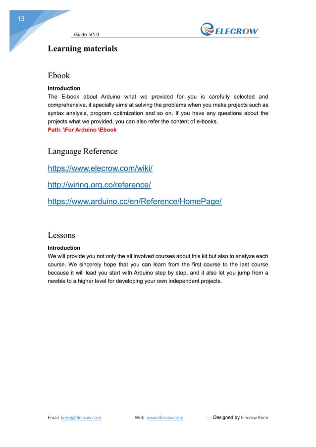 Arduino: Starter kit for arduino(manual de usuario) | PDF