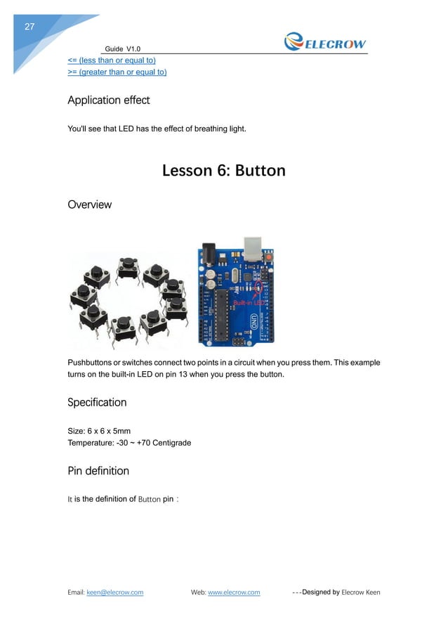 Arduino: Starter kit for arduino(manual de usuario) | PDF