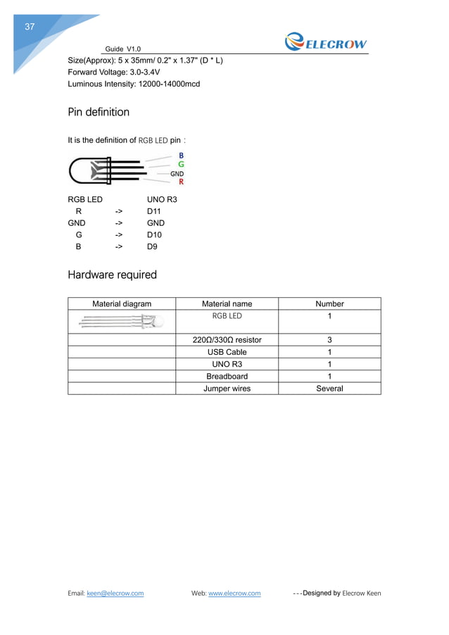 Arduino: Starter kit for arduino(manual de usuario) | PDF