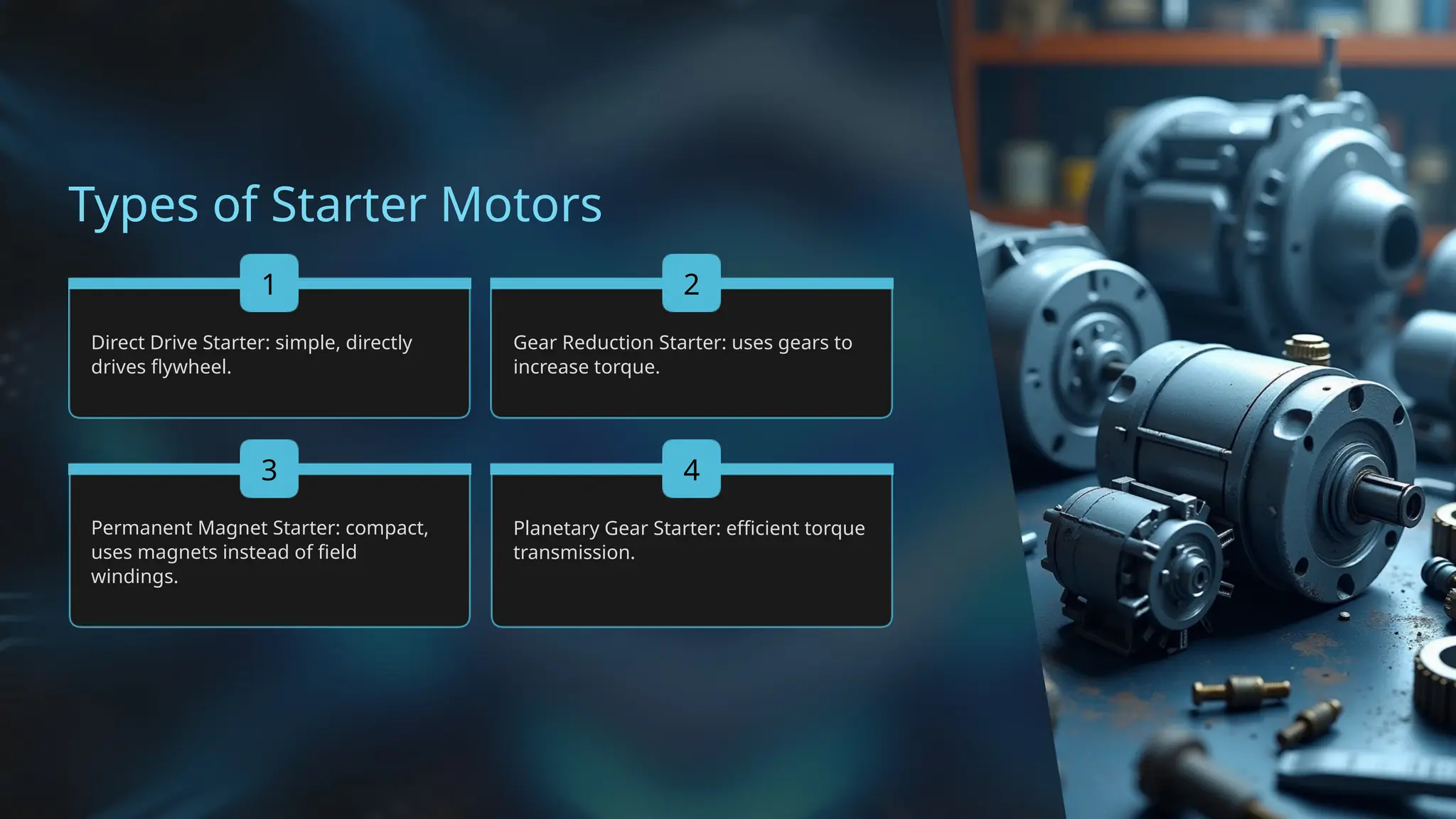 Starter Motor and Drive System In Automobile.pptx