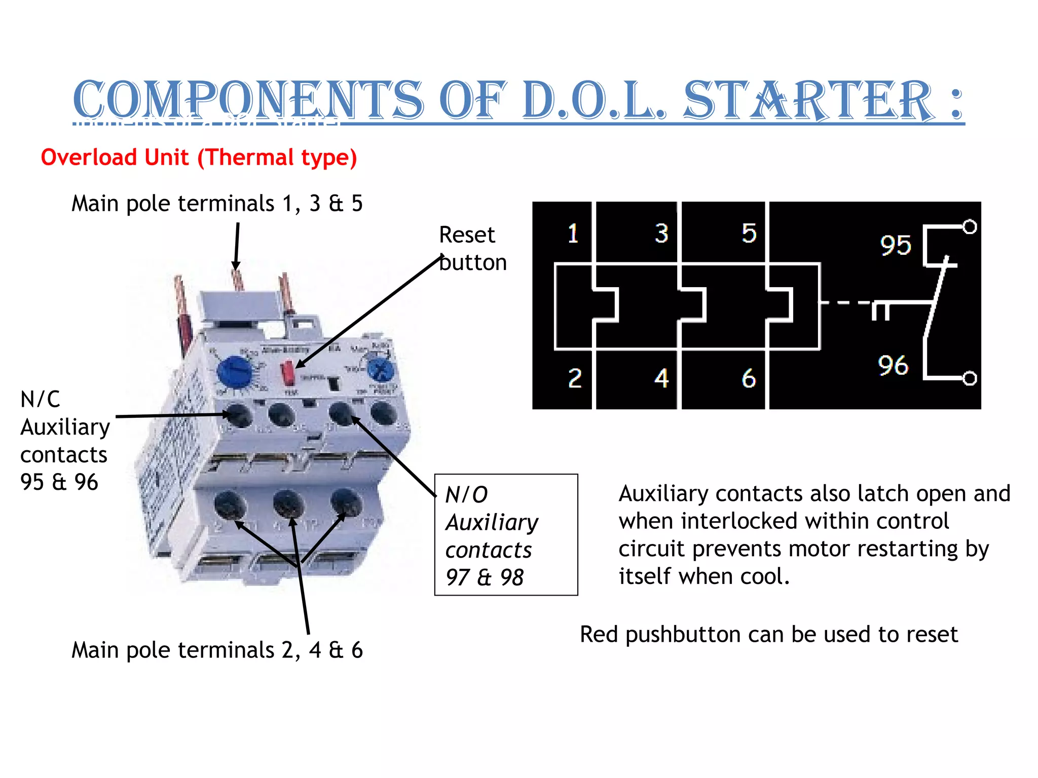 Starter of an induction motor | PPT