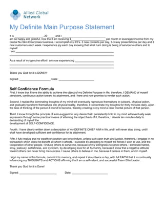 Starter package | DOCX