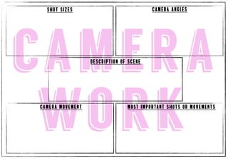 Film language micro elements toolkit and revision mats for analysing ...