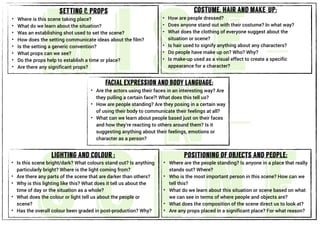 Film language micro elements toolkit and revision mats for analysing ...