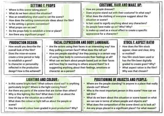 Film language micro elements toolkit and revision mats for analysing ...