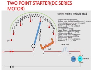 DC AND AC STARTERS | PPTX