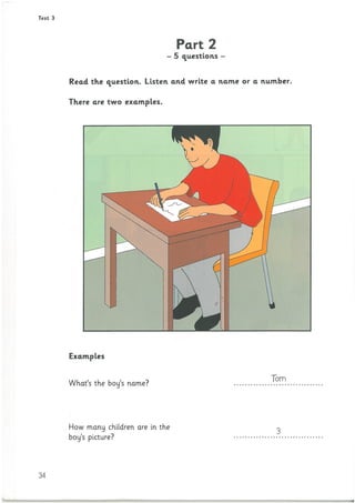 Starters 2 test 3 | PDF