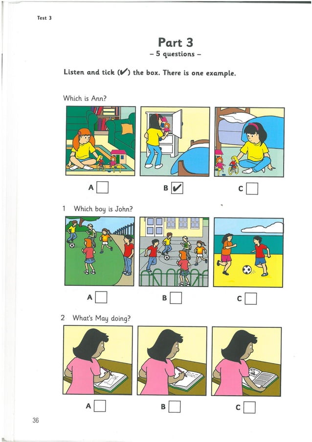 Starters 2 test 3 | PDF