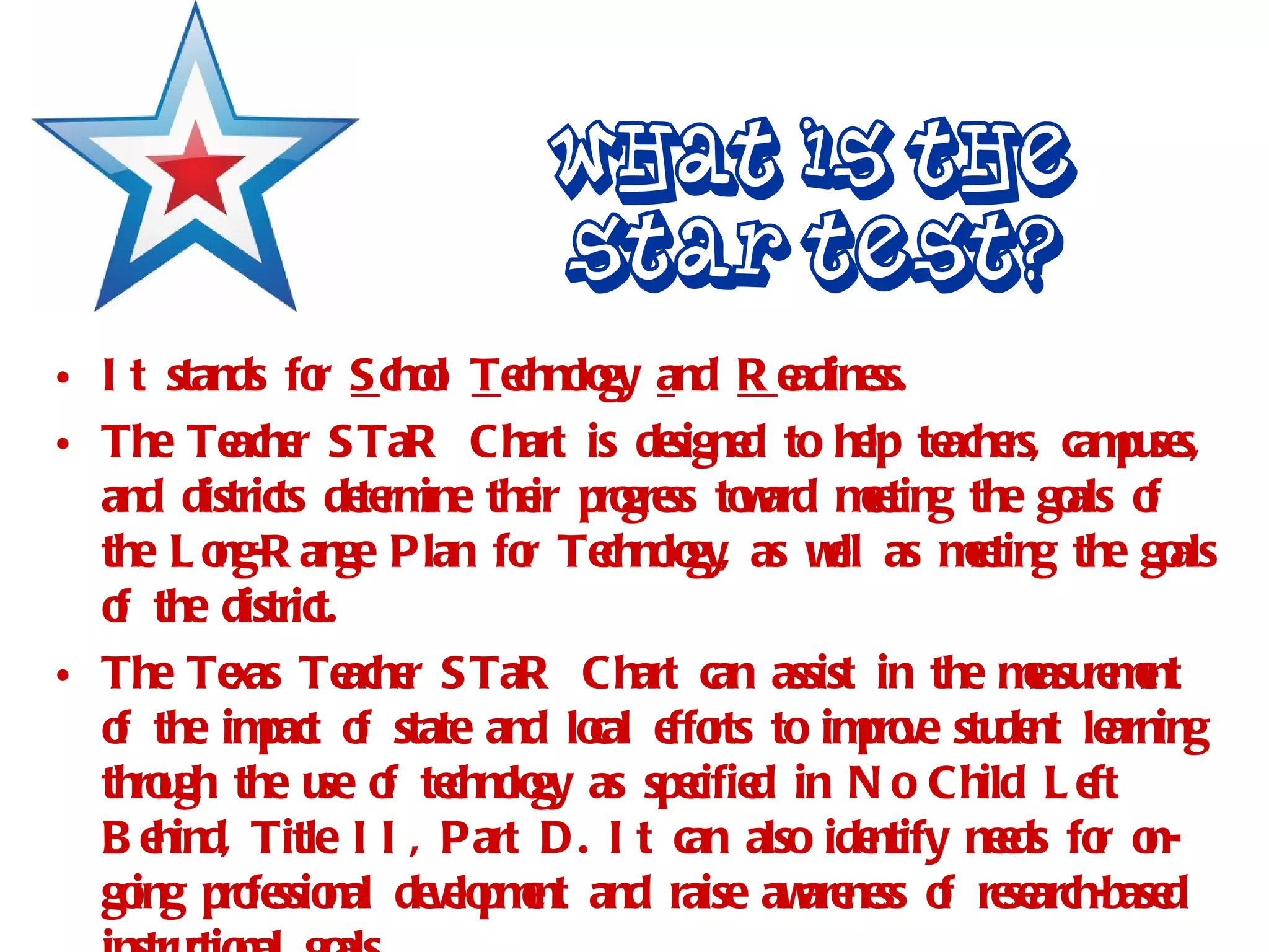 Star test presentation | PPT