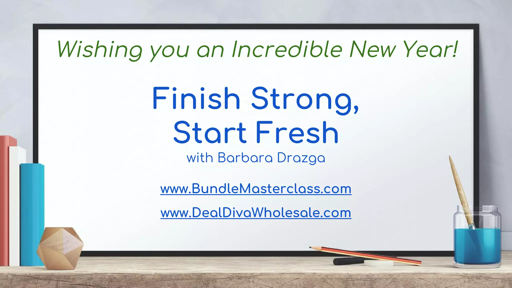 Finish Strong, Start Fresh - Goal Setting and Project Planning for a ...